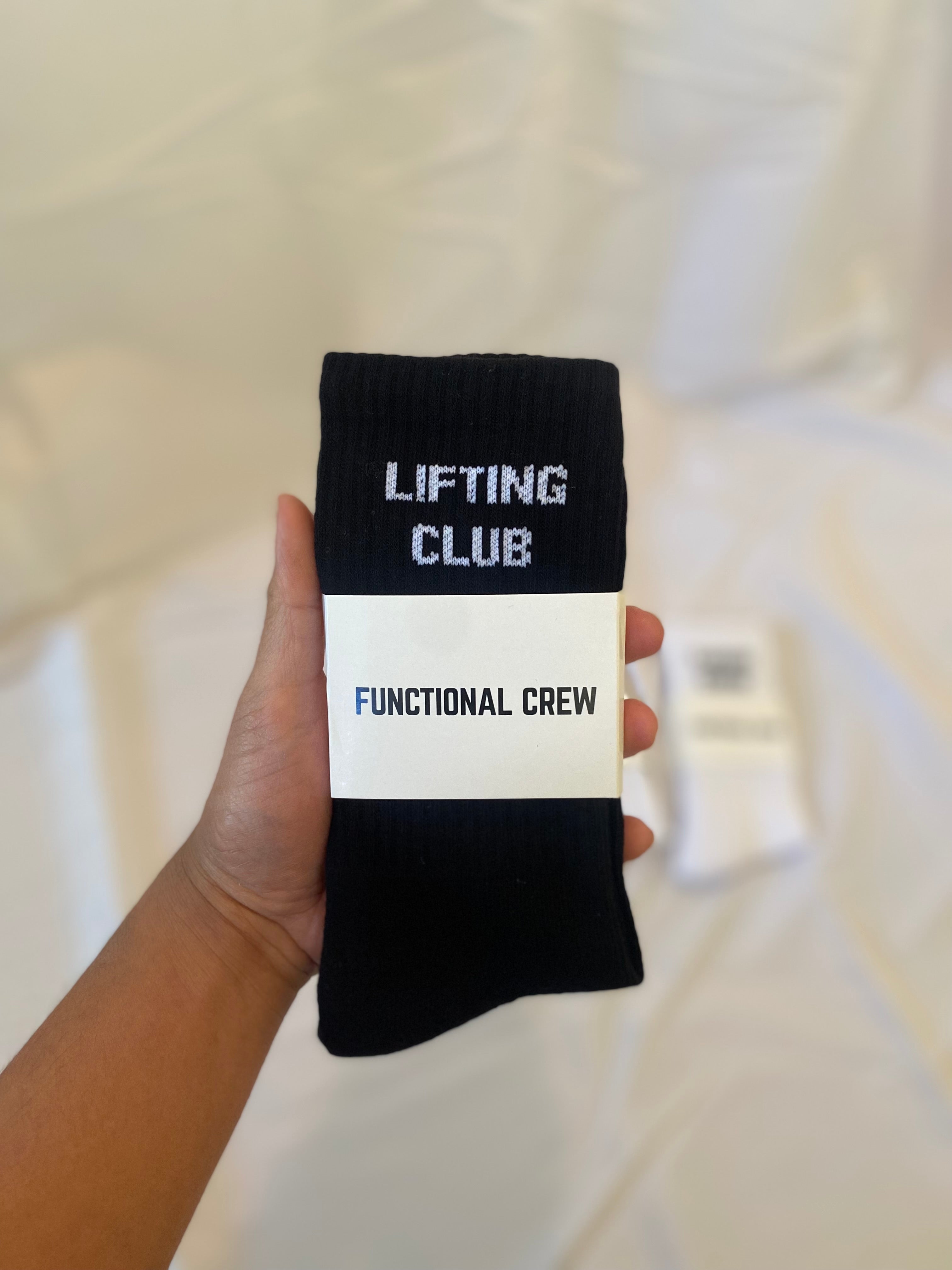 Lifting Club Crew Socks – Functional Crew